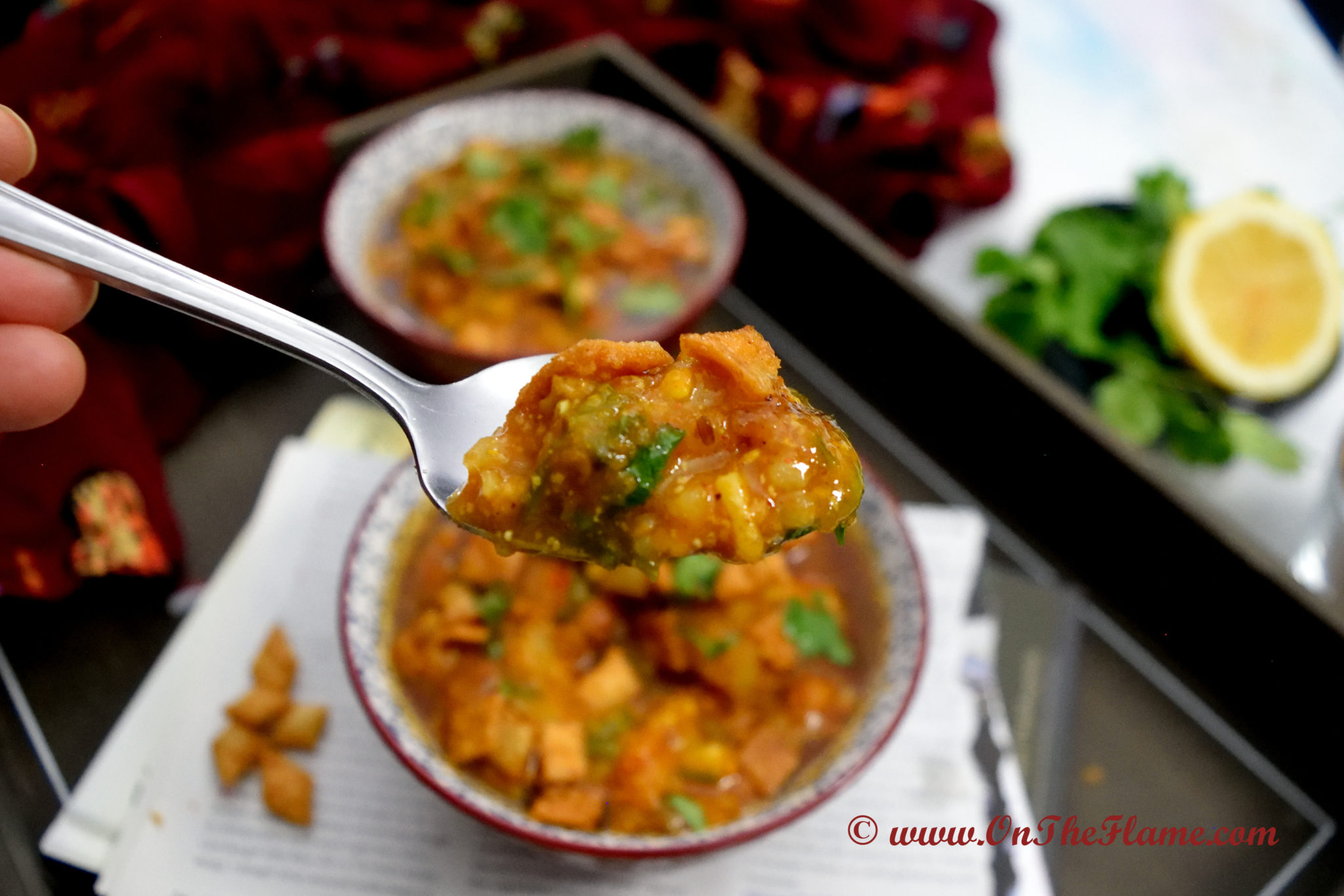 Tomato Chaat/Banarasi Tamatar ki Chaat
